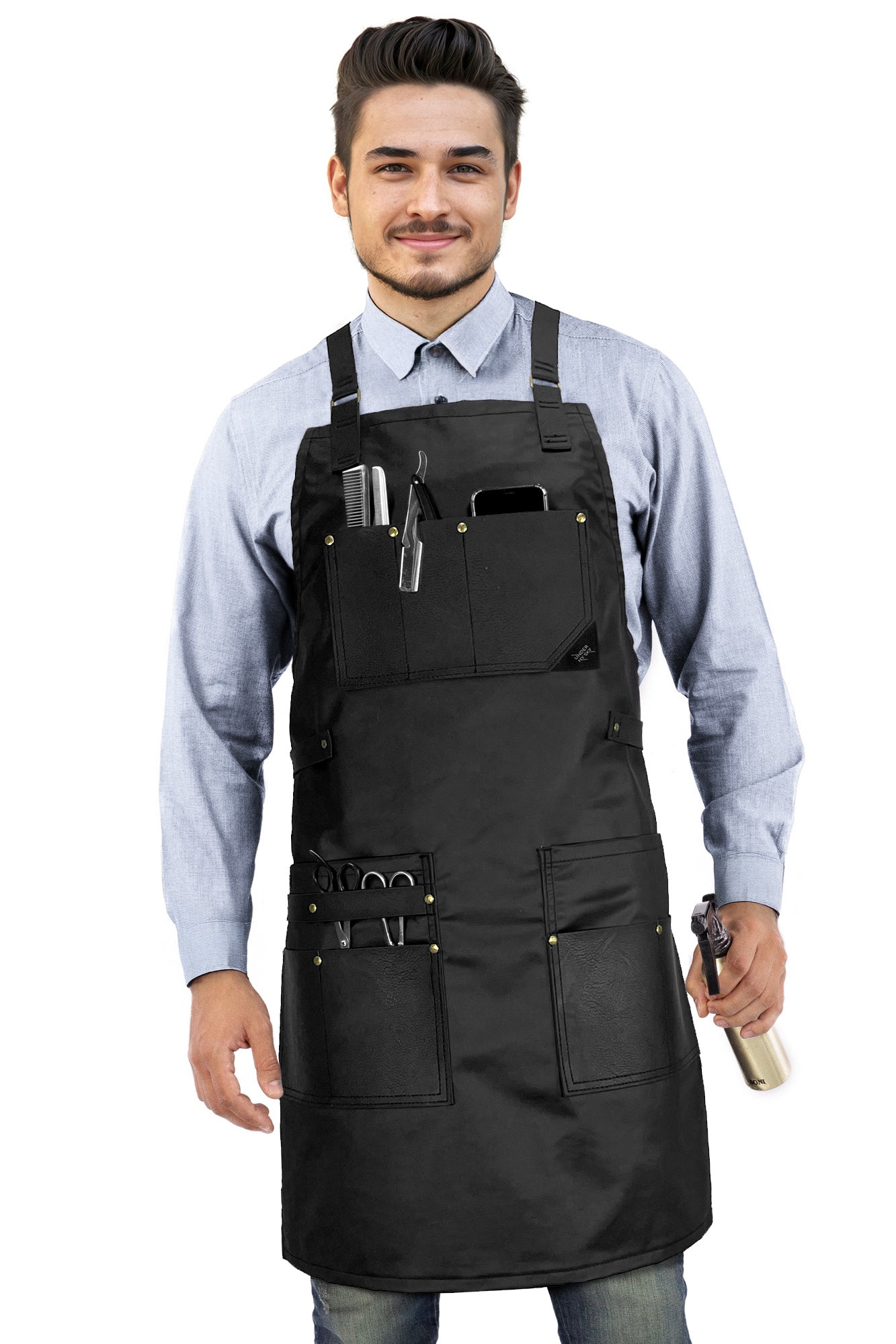 Barber Aprons, Chemical Proof, Water-Resistant, Many Styles - Under NY Sky